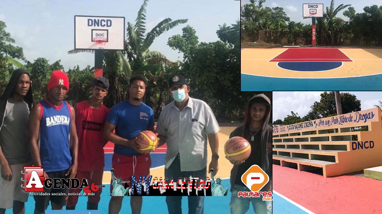 DNCD interviene cancha de El Caimito, SFM y entrega utilería deportiva ...